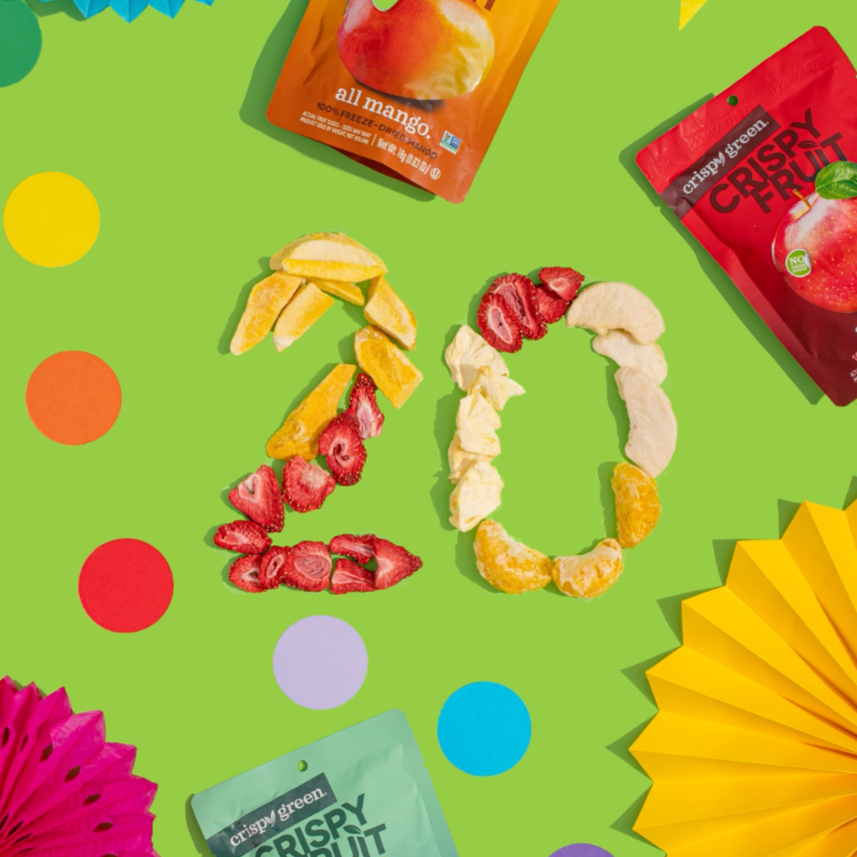 Crispy Green Celebrates 20 Years of Healthy Snacking and Shares Tips t